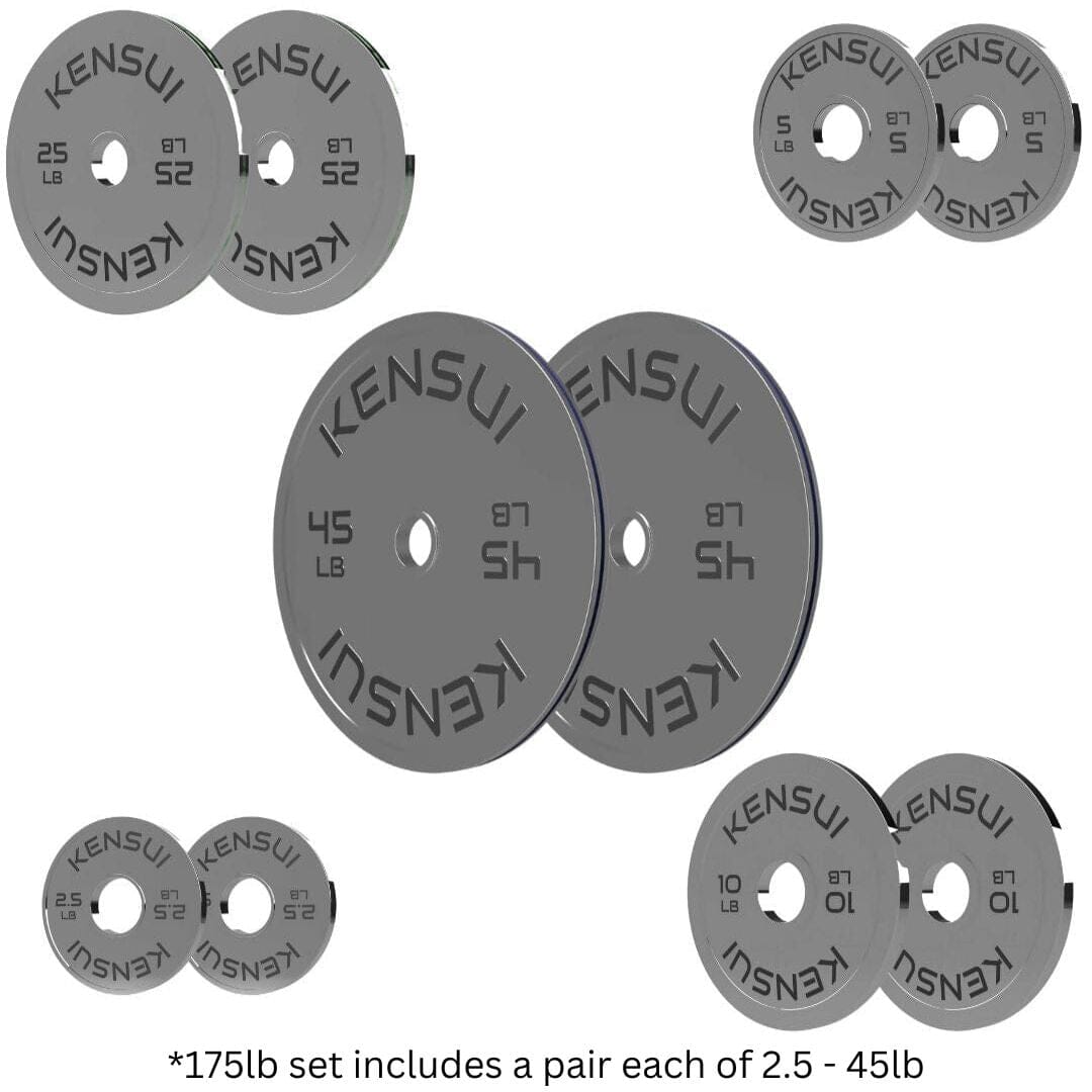 Calibrated Chrome Weight Plates (LBS)– Kensui