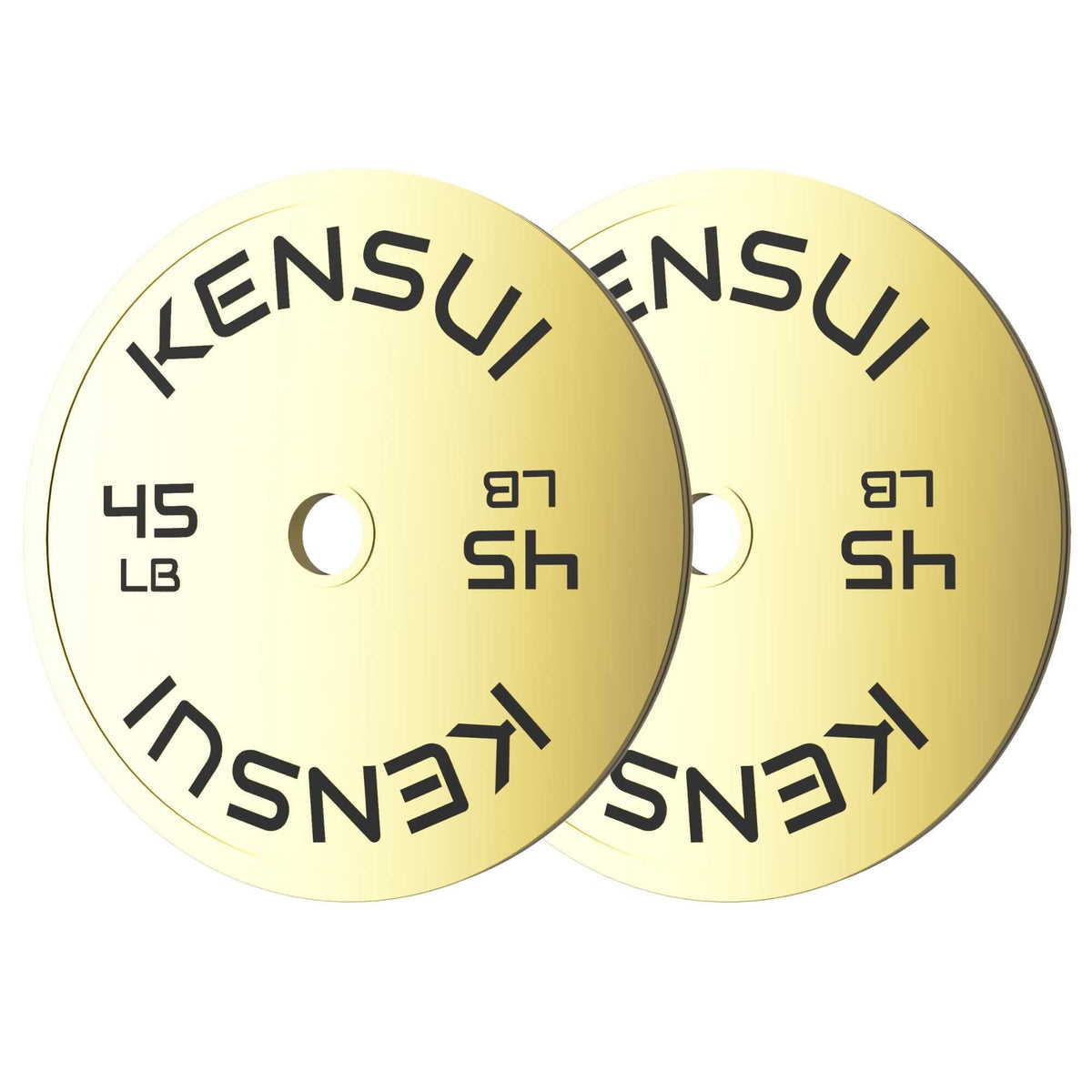 Calibrated Gold Weight Plates (LBS)– Kensui