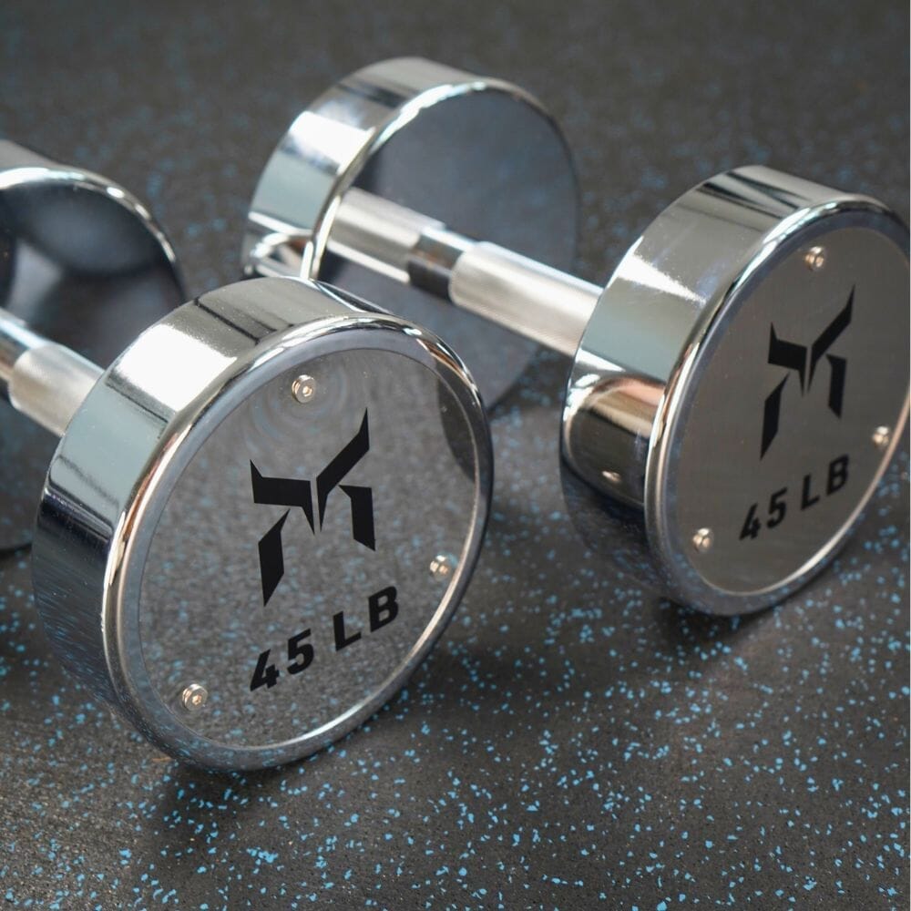 Calibrated Chrome Dumbbells (LBS)– Kensui